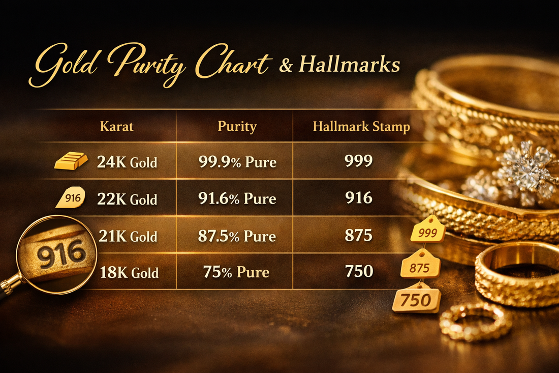 What Does 916 Gold Mean? A Simple Guide for Buyers – J.H.Jewellers