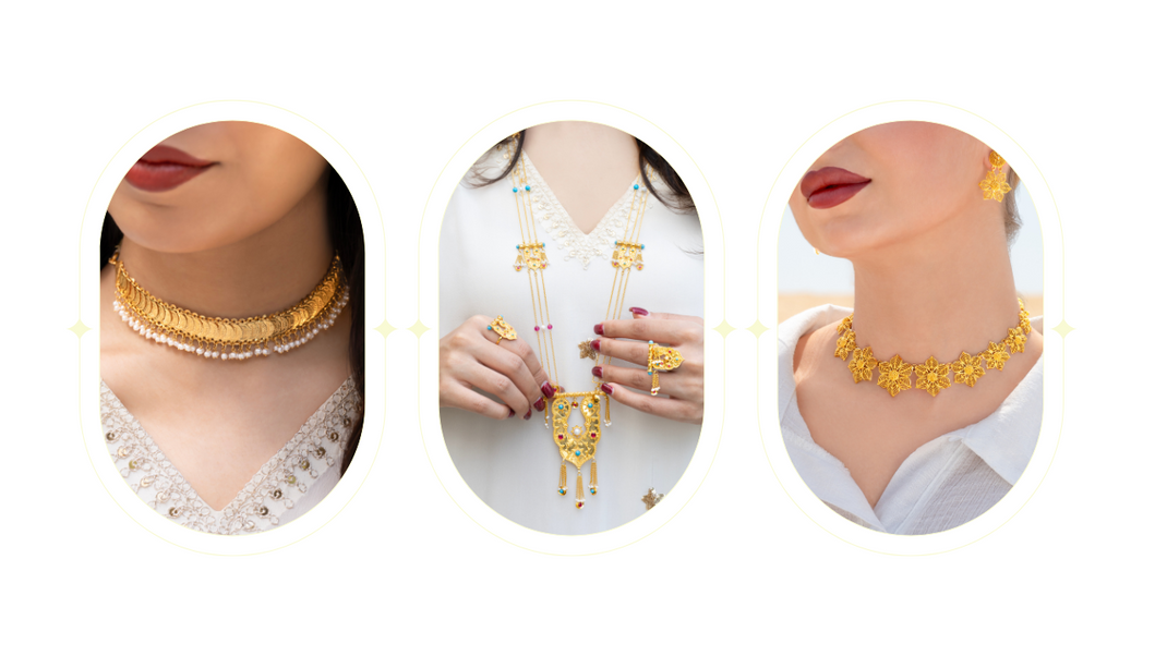 Necklaces for Arab Women in Dubai | UAE | Arabian Jewelry – J.H.Jewellers